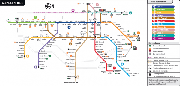 Como funciona o TransMilenio de Bogotá - Festivalando