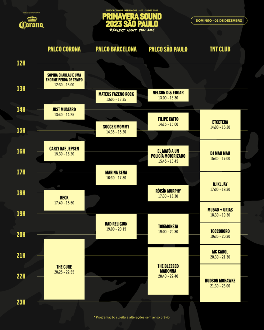 Guia do Primavera Sound 2023: line up, pulseira, área VIP, ingressos e ...